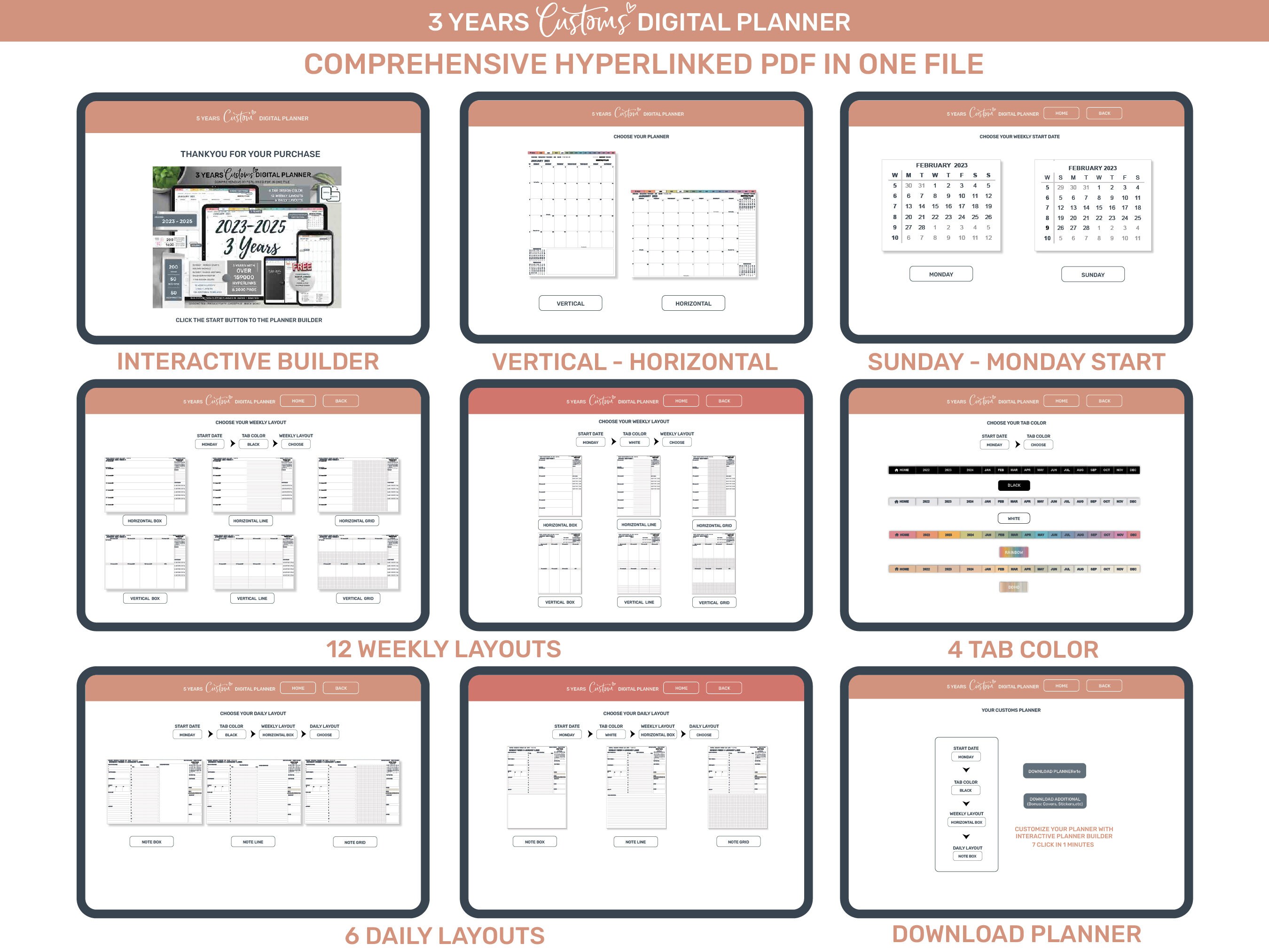 Digital Planner Goodnotes Ipad Planner Digital Journal - Etsy
