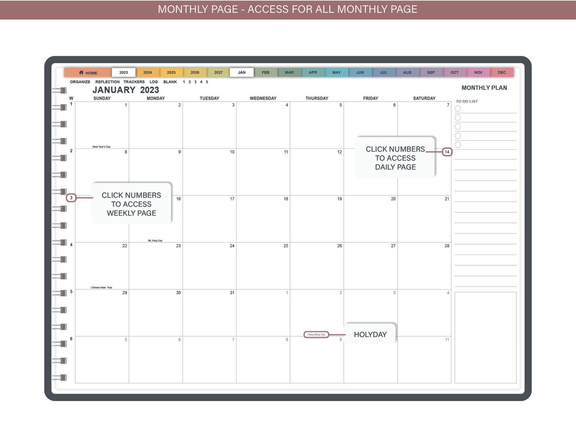 Digital Planner Goodnotes Ipad Planner Digital Journal - Etsy