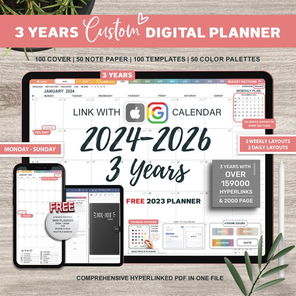 iPad Mini Planner - Etsy