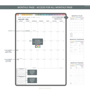 Digital Planner, Goodnotes Planner, Portrait Digital Planner, 2025 2026 ...