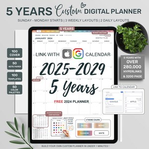 Digital Planner, Goodnotes Planner, Portrait Digital Planner, 2025 2026 ...