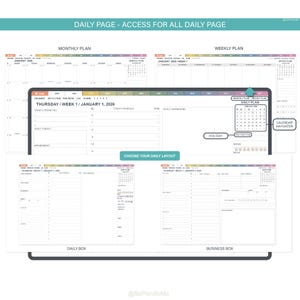 2026 Digital Planner, Goodnotes Planner, Hyperlinked Planner, Daily ...