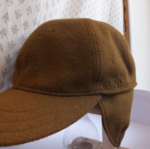 Vintage Cashmere hunting cap, Made in Italy, artisan,… - Gem