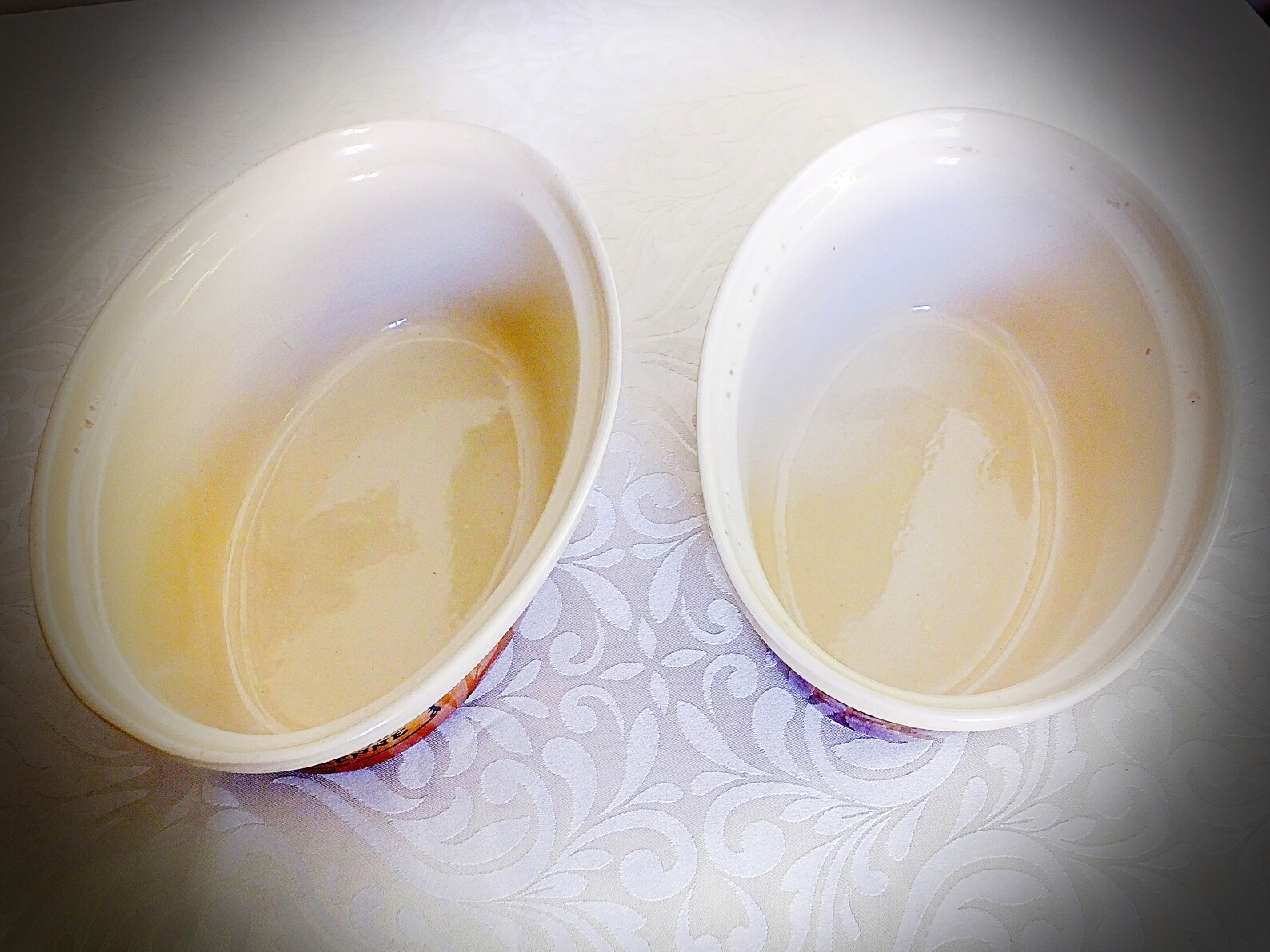 Vintage 1960s French Glazed Ceramic Crockery - Used for Making Pâté ...