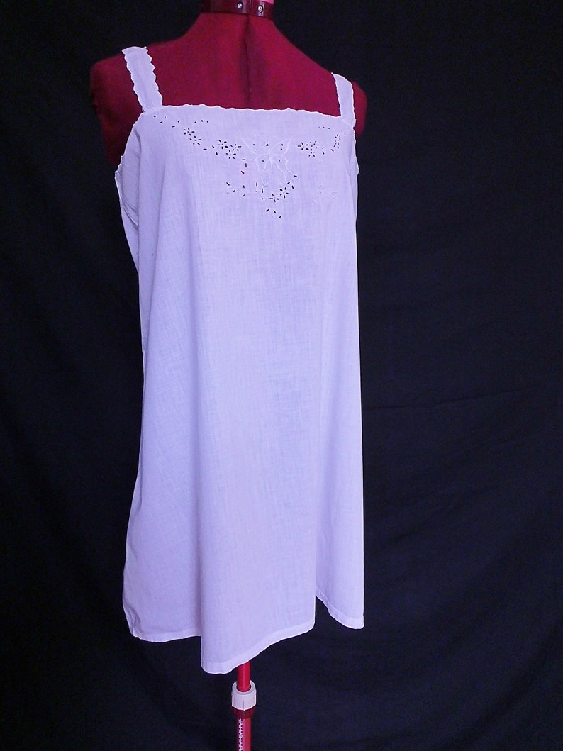 Victorian Handmade Hand Embroidered French Nighty - Butterfly Motif ...
