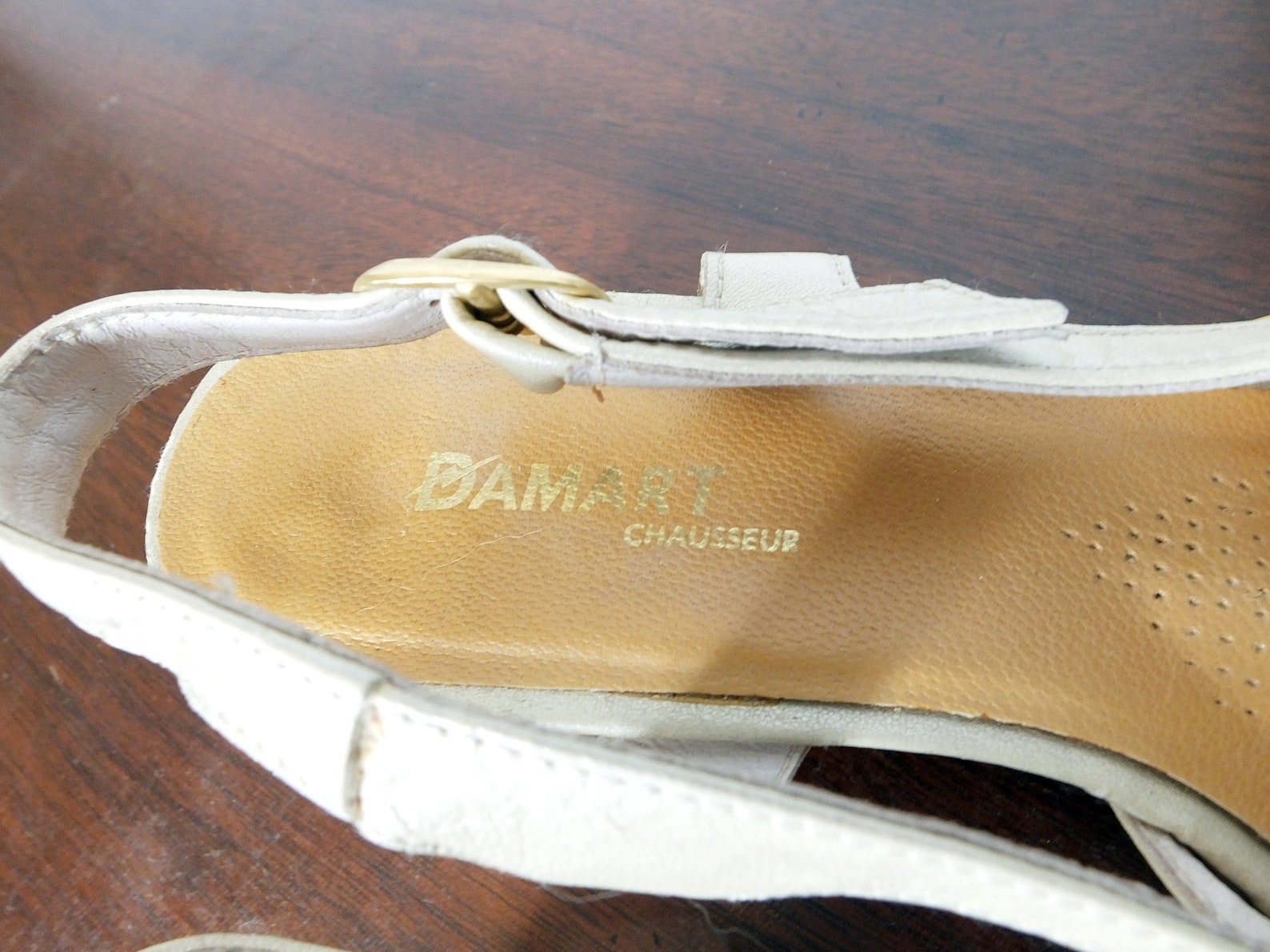 1960s/ 1950s Mod Vintage Damart French Swing Back Sandals - Antique ...