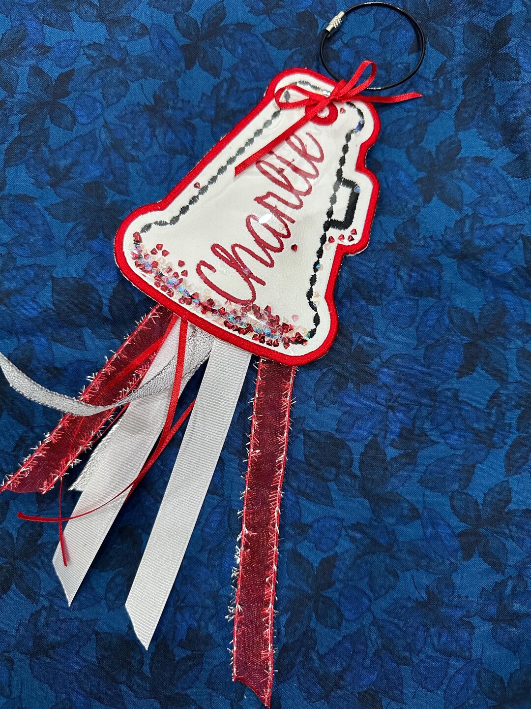 Personalized Megaphone Shaker Bag Tag - Etsy