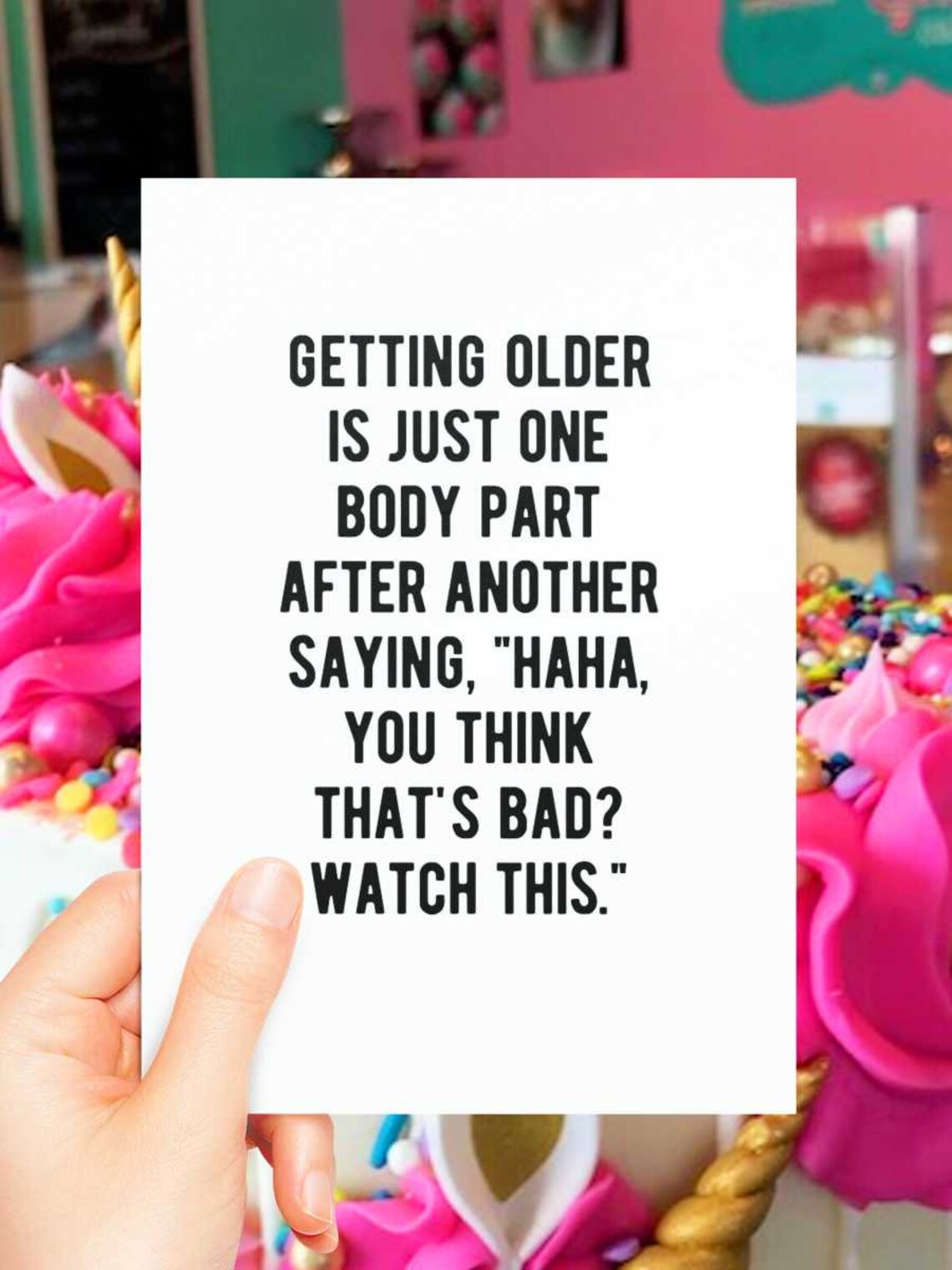 Getting Older Birthday Greeting Card - Etsy