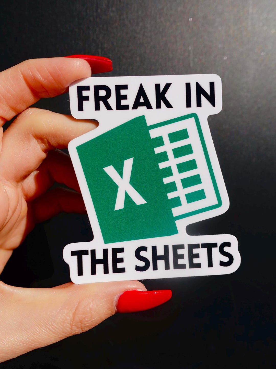 Freak in the Sheets Sticker- Funny Office Sticker - Etsy