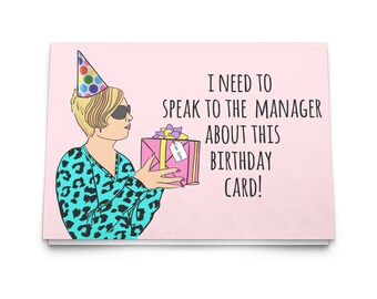 Karen Birthday Card - Etsy