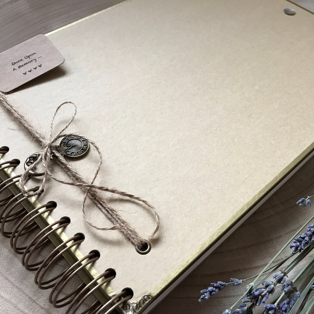 Handmade Personalised Memory Book/ Scrapbook/ Photo Album/ Guestbook ...