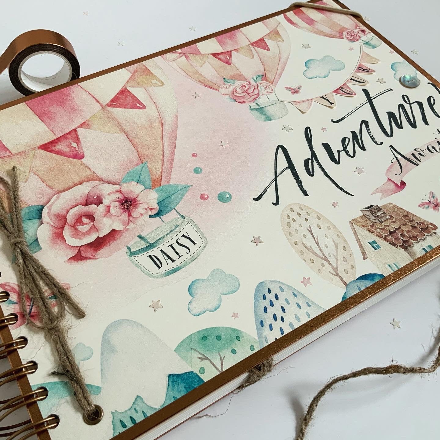 Handmade Personalised Baby Girl Memory Book/ Baby Girl | Etsy