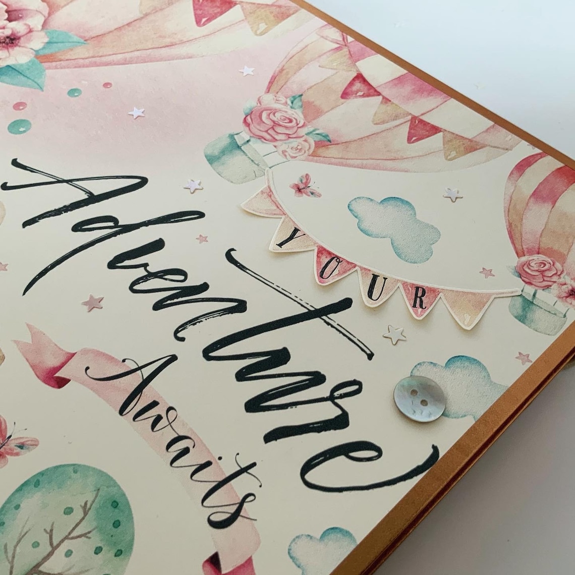 Handmade Personalised Baby Girl Memory Book/ Baby Girl | Etsy