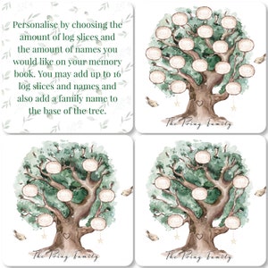 Handmade Personalised Family Tree Scrapbook/ Personalised Scrapbook ...
