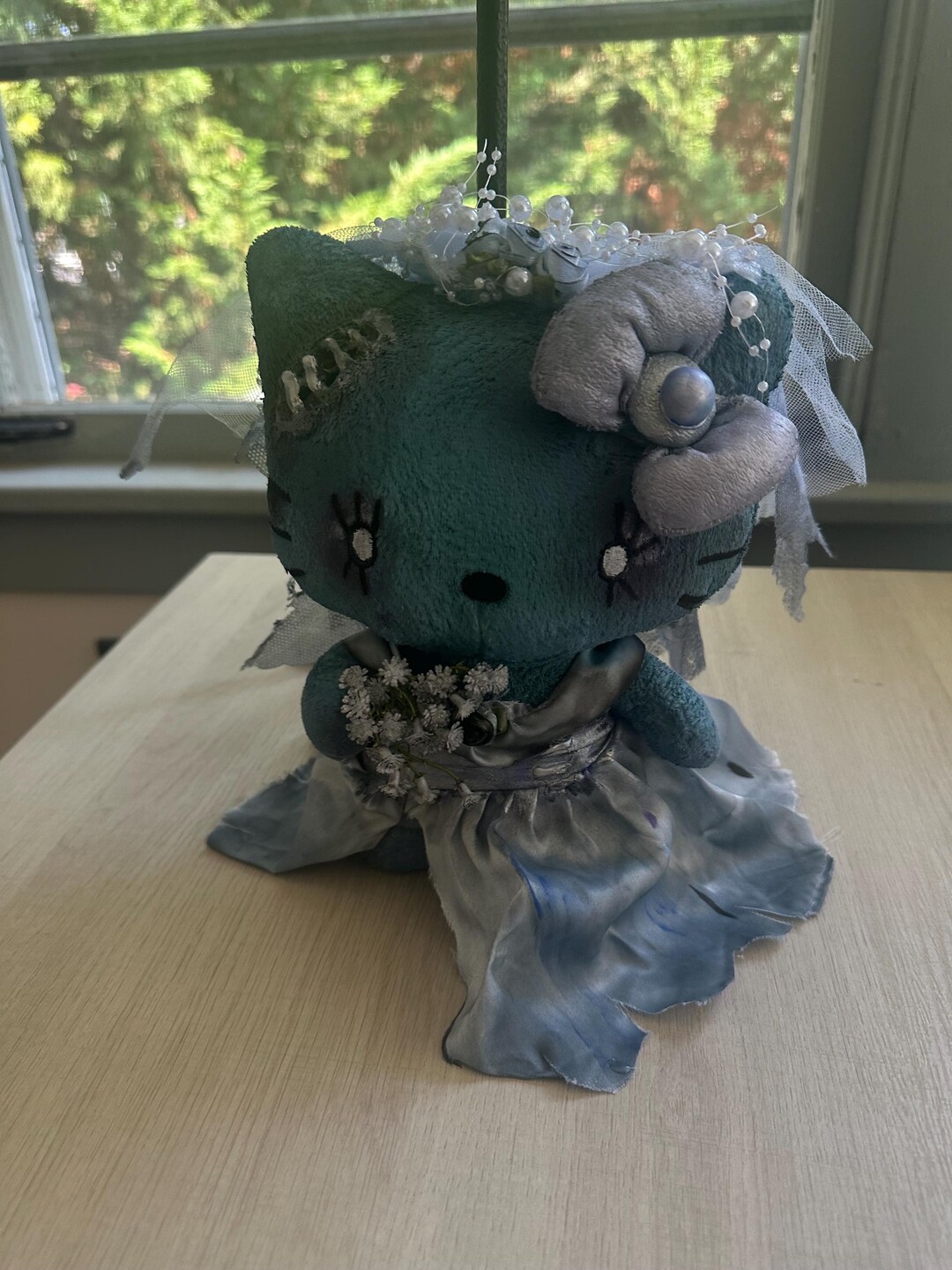 Hello Kitty Corpse Bride Inspired Halloween Custom Handmade Horror ...