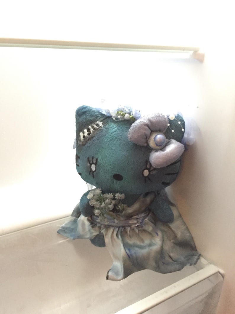 Hello Kitty Corpse Bride Inspired Halloween Custom Handmade Horror ...