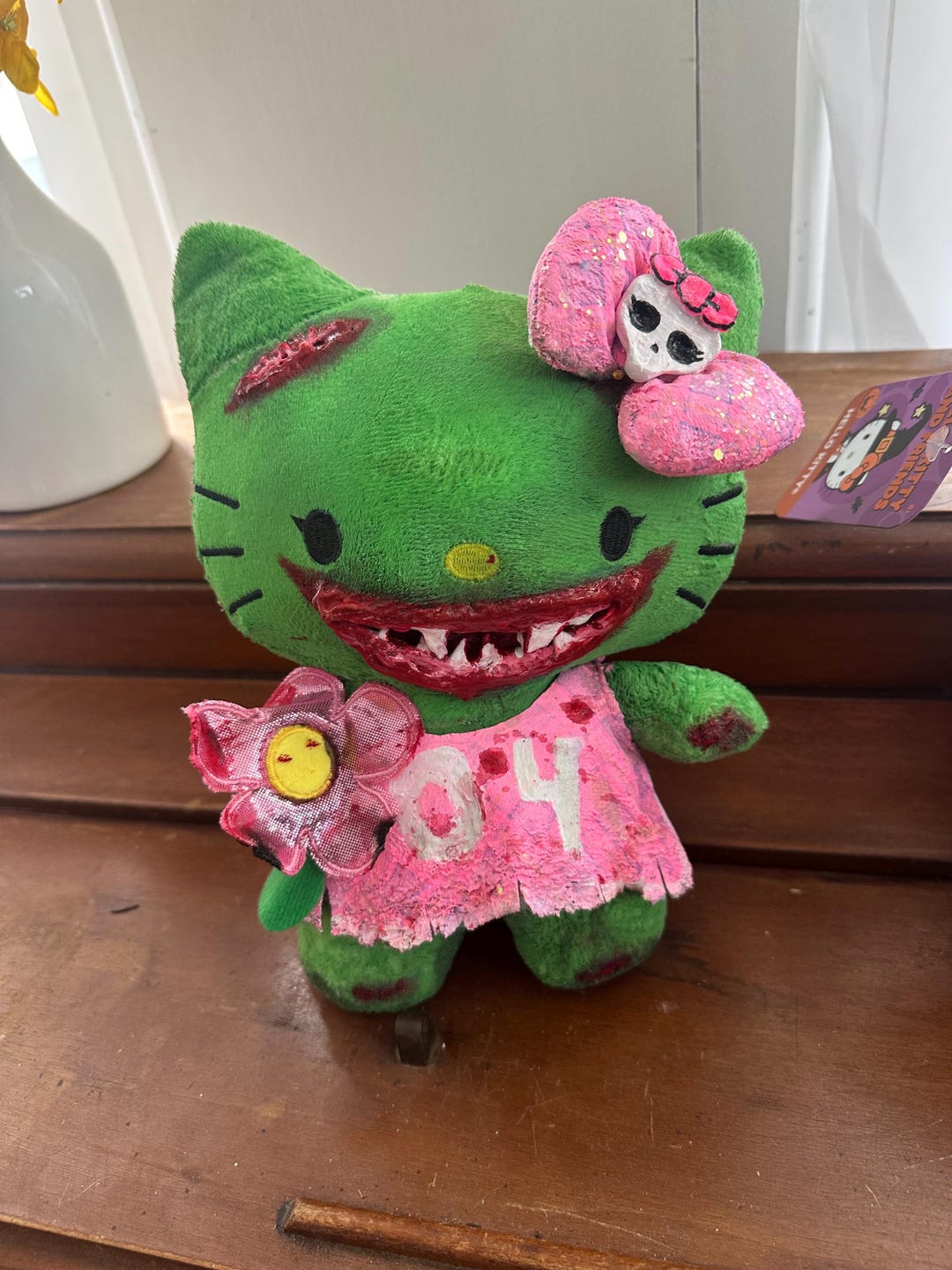 Custom Hello Kitty Zombie Cheerleader, Halloween, Handmade Horror ...