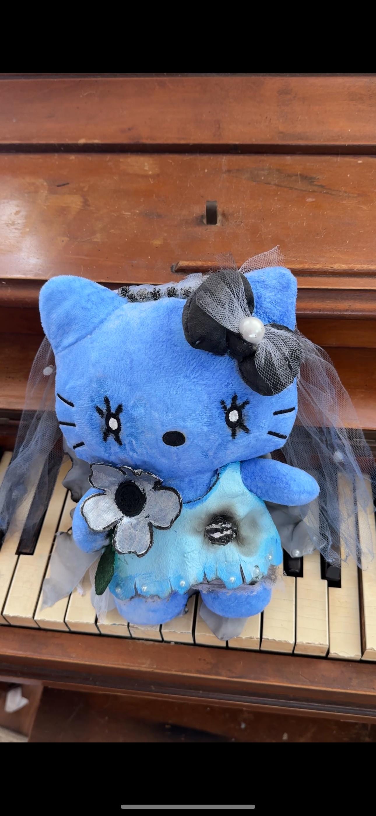 Hello Kitty Corpse Bride Inspired Halloween Custom Handmade Horror ...