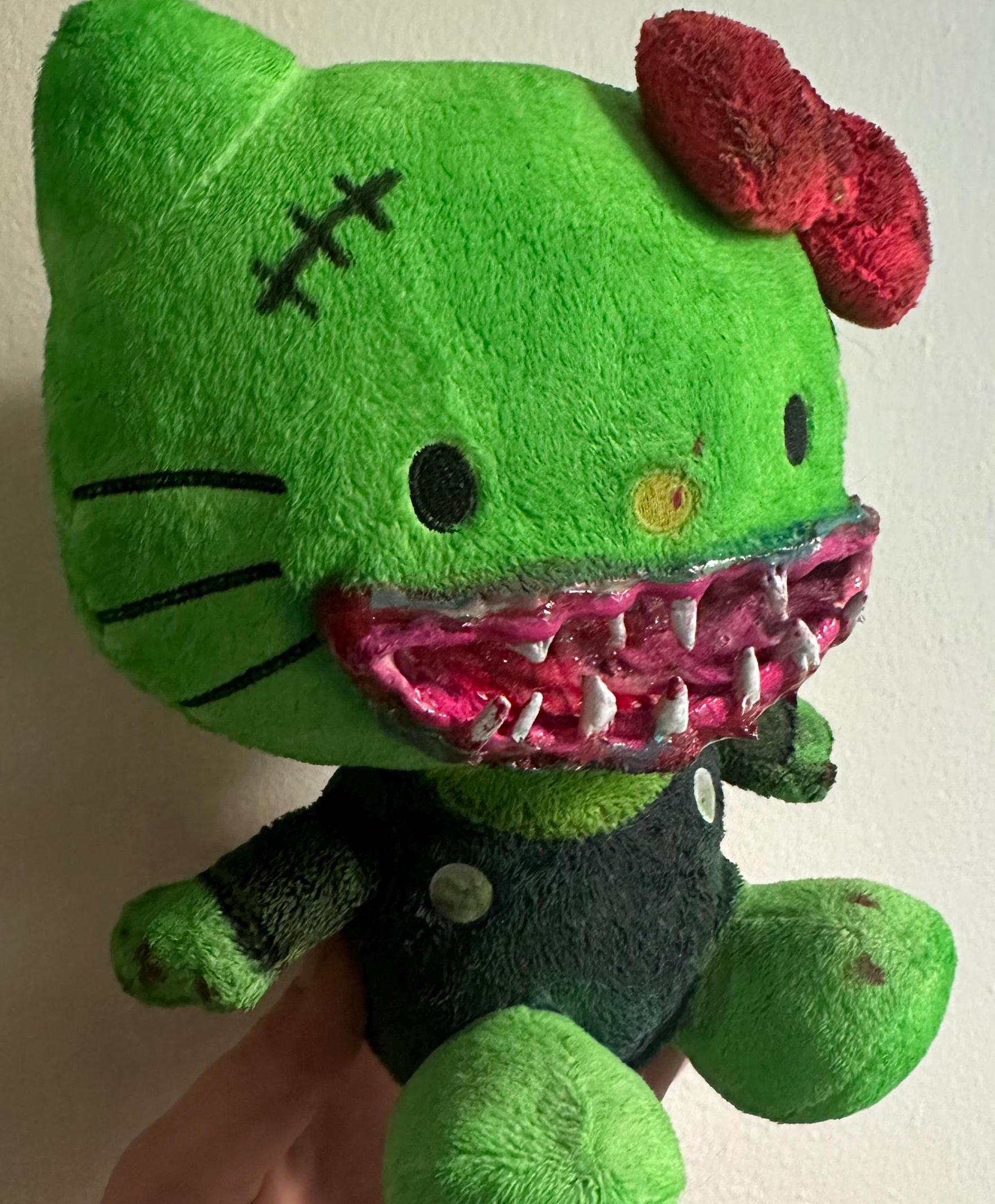 Hello Kitty Inspired Custom Handmade Horror Plushie Frankenstein ...
