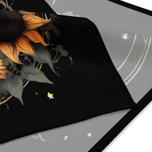 Sunflower Alter Cloth - Tarot Divination Alter Cloth Distressed Vintage ...