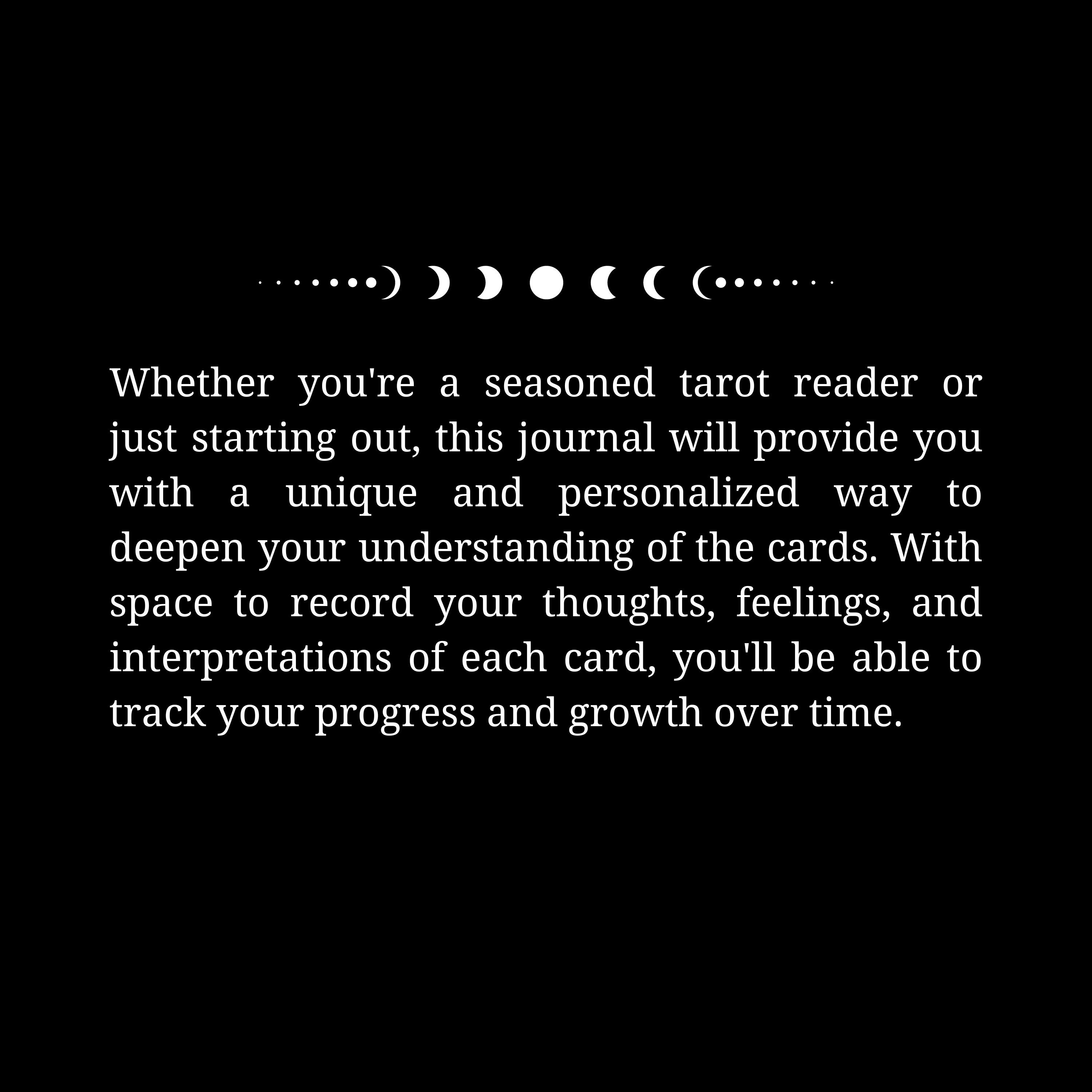 78 Page Tarot Journal Printable Study Guide Grimoire Page Digital ...