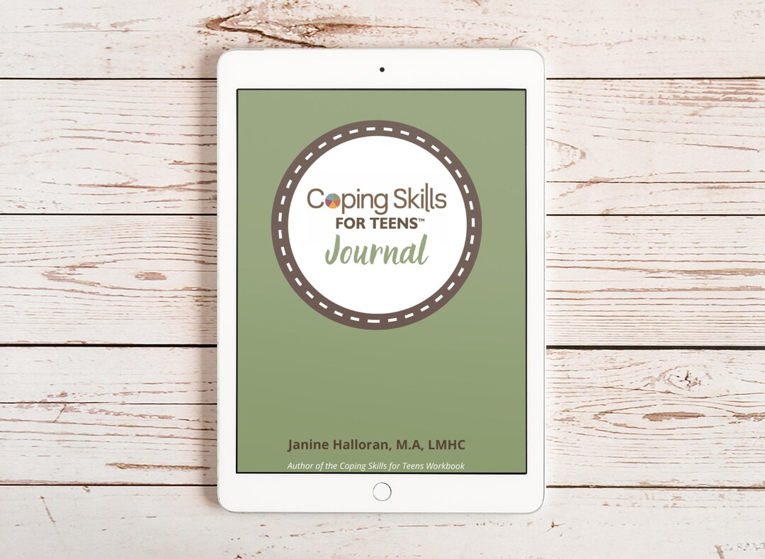 Coping Skills for Teens Printable Journal Mental Health Journal for ...