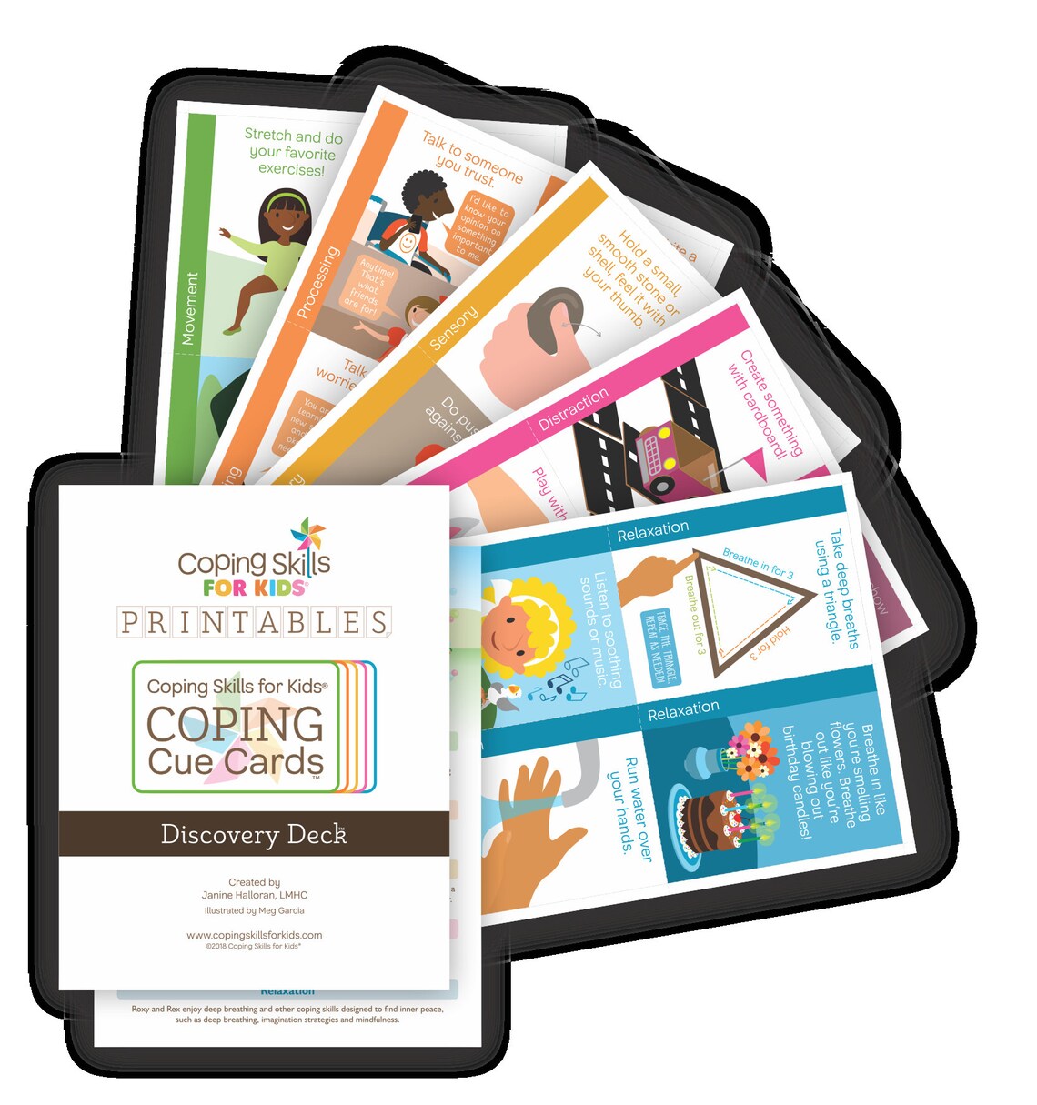 Coping Cue Cards Discovery Deck Printable Coping Skills Cards - Etsy