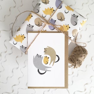 Cat Family New Baby Card | Kitten Greeting Card - Etsy