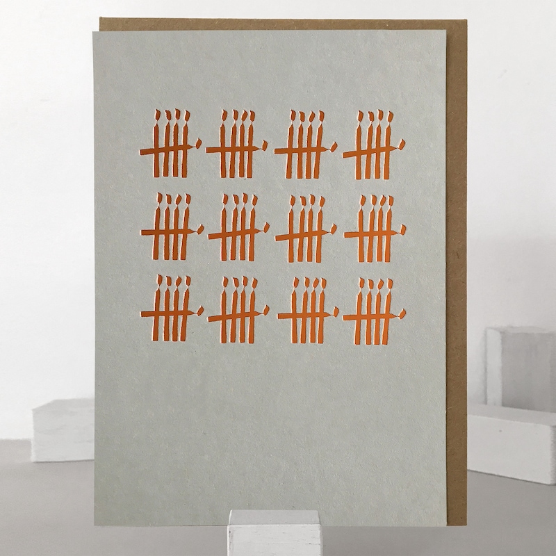 Hand Printed 60th Card - Etsy UK