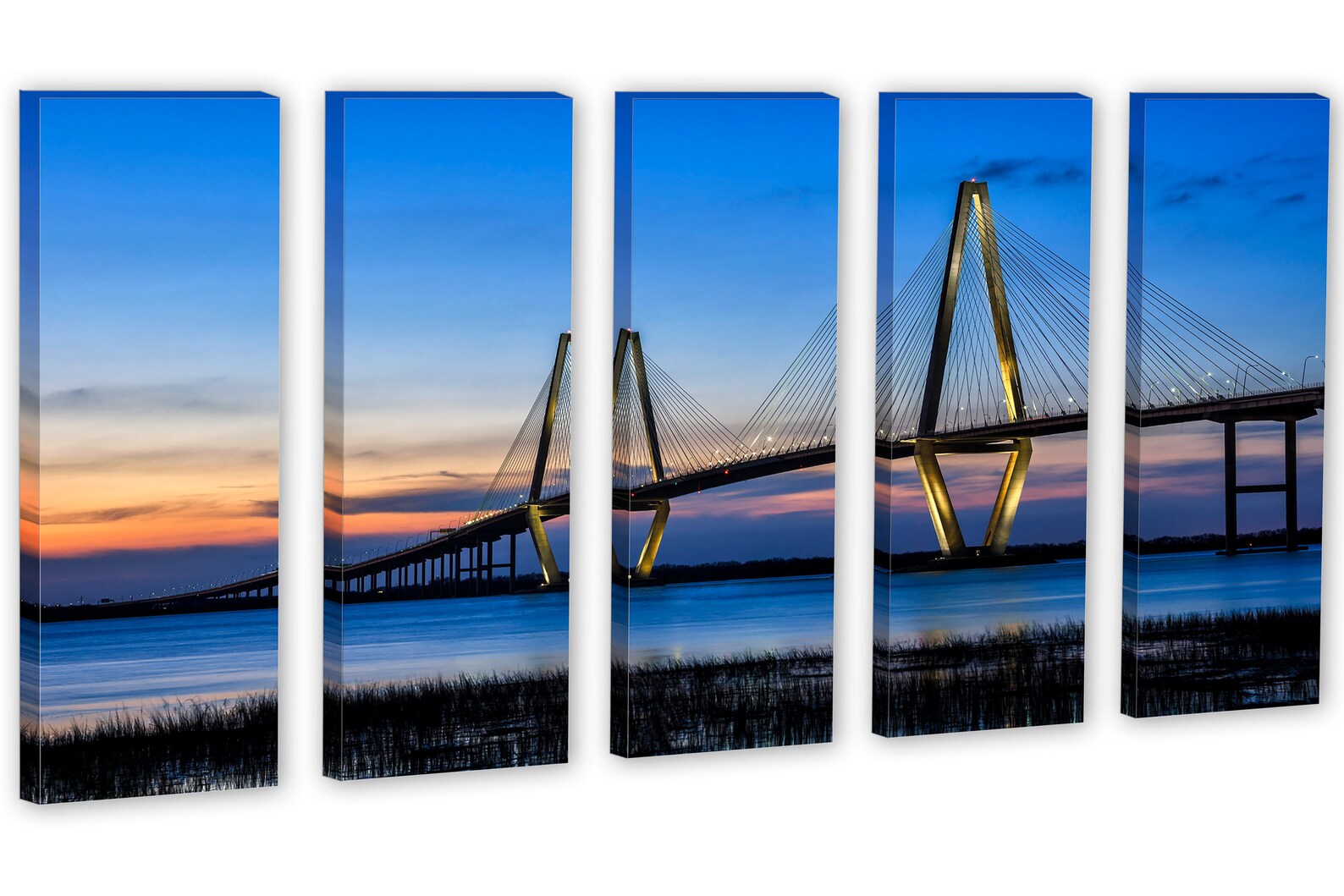 Arthur Ravenel Bridge Charleston SC Canvas Print Wall Art | Etsy