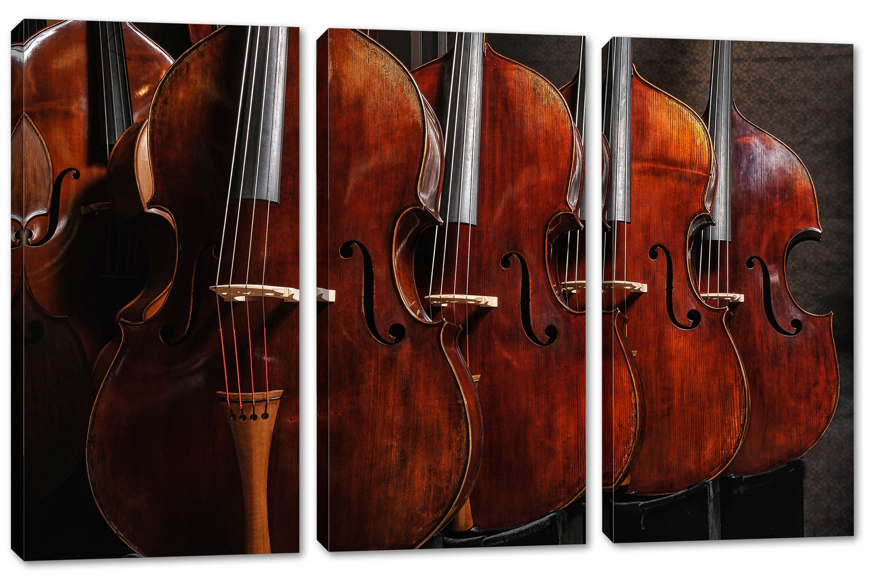 Musical Instruments Wall Art Canvas Print. Double Bass Wall Art Prints ...