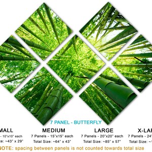 Green Bamboo Trees Wall Art Canvas Print. Office Decor Bamboo Art ...