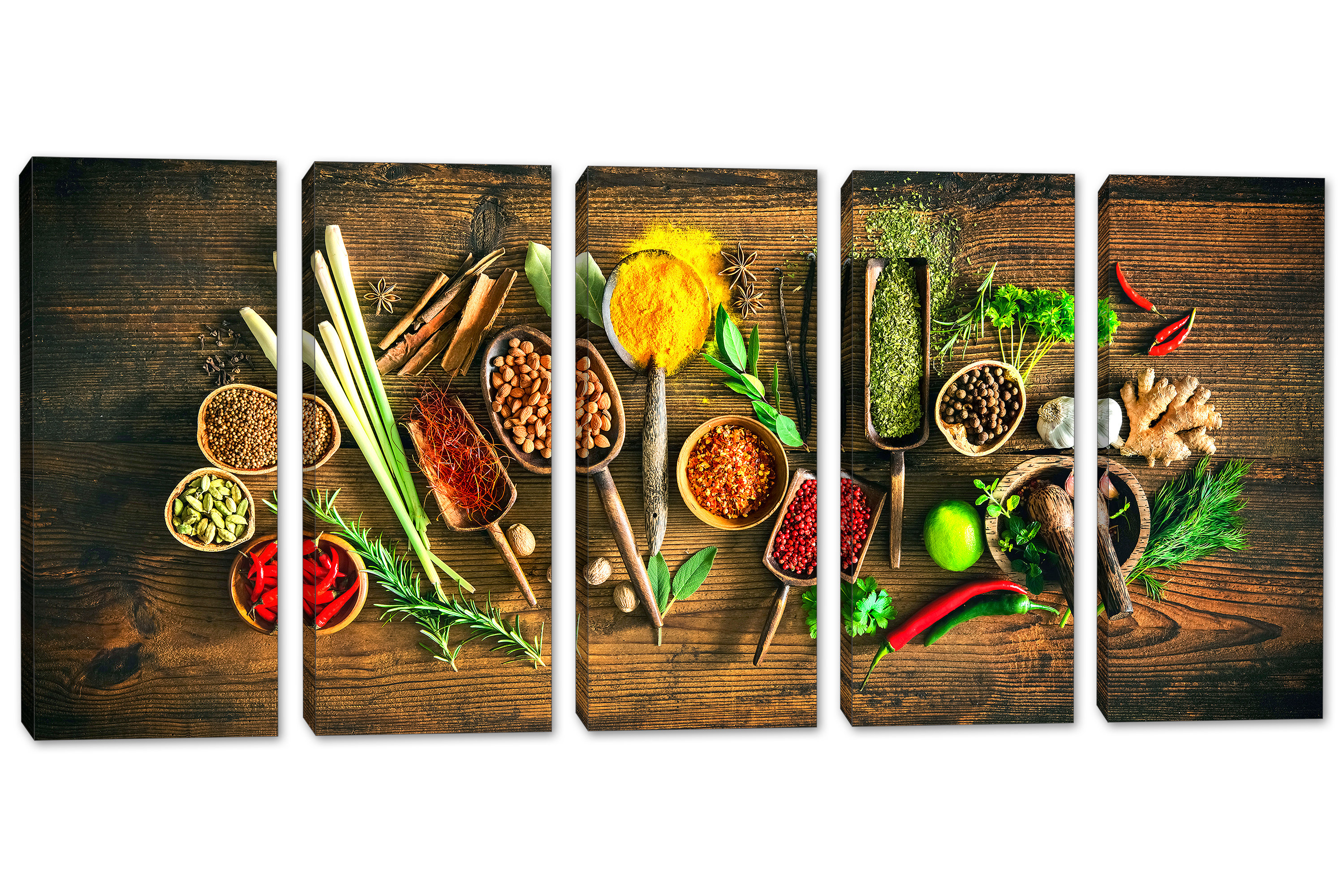 Spices Canvas Print Kitchen Wall Decor Cooking Gifts Wall Art Canvas ...