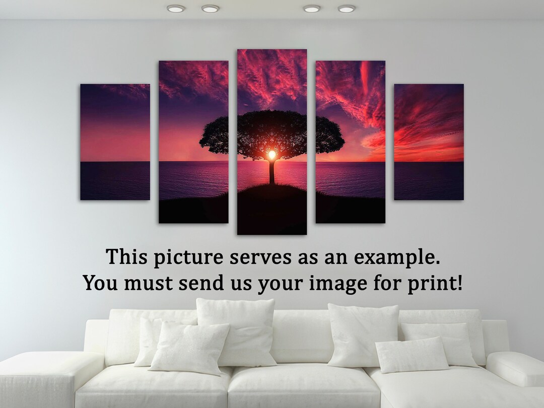 Split Prints on Canvas From Your Photo. Personalized Picture to Multi ...