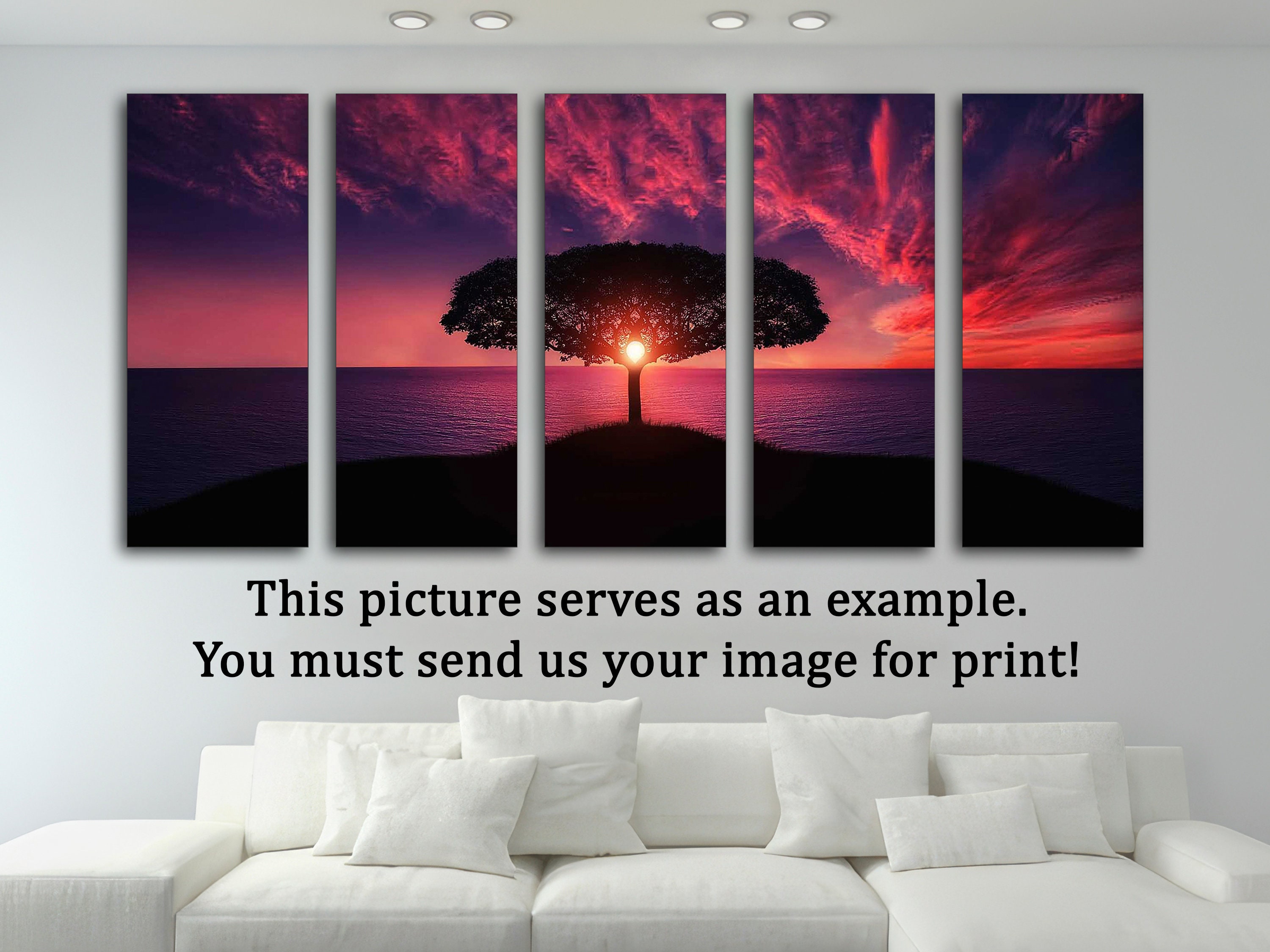 Split Prints on Canvas From Your Photo. Personalized Picture to Multi ...