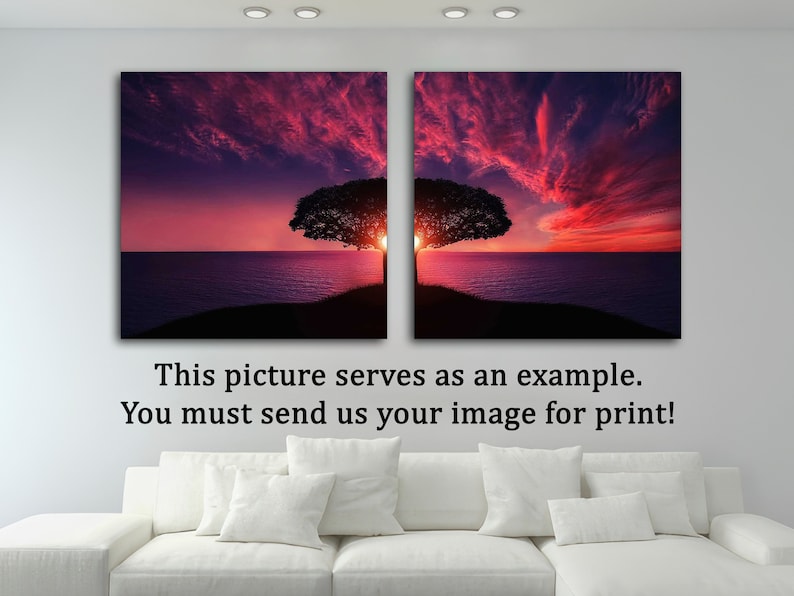 Multi Piece Canvas Photo Print, Wedding Anniversary Gift Canvas Prints ...