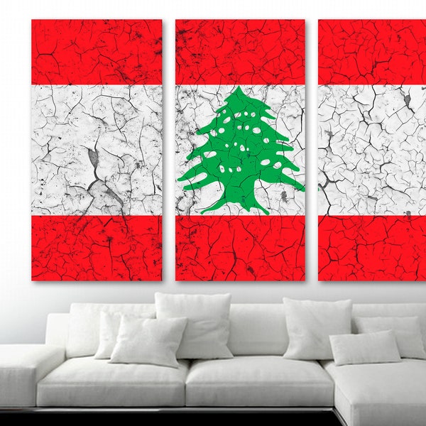 Lebanese Flag Art - Etsy