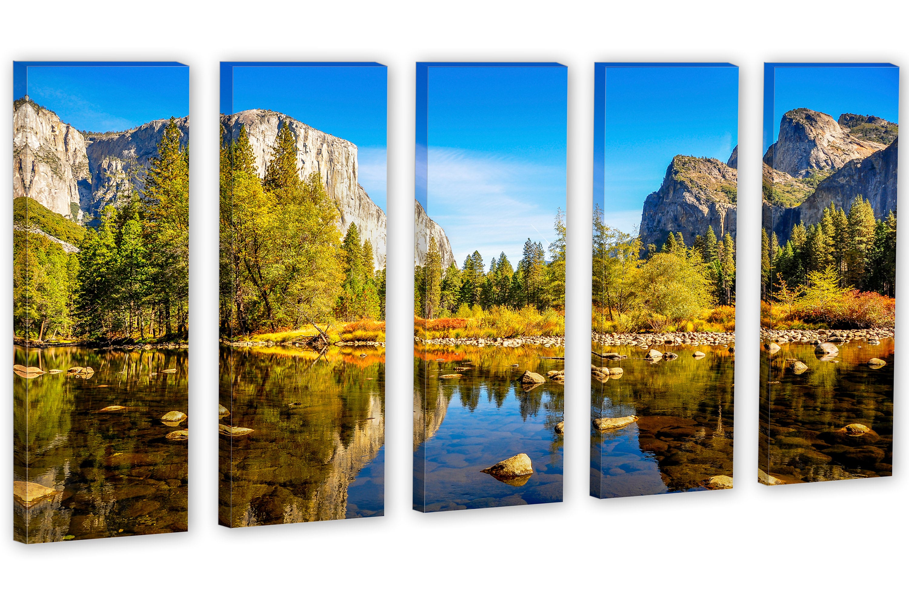 Yosemite National Park Wall Art Landscape Canvas Print. Mountain Valley ...