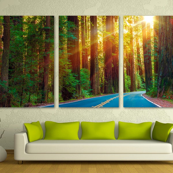 Redwood Tree Art - Etsy