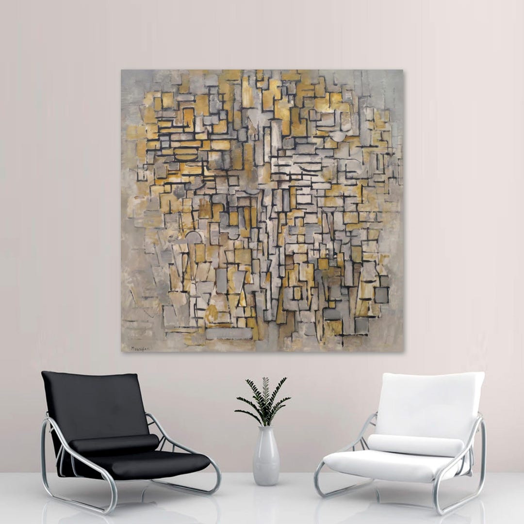 Piet Mondrian Wall Art Canvas Print Tableau No 2 Composition No VII ...