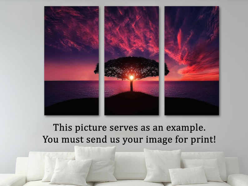 Split Prints on Canvas From Your Photo. Personalized Picture to Multi ...
