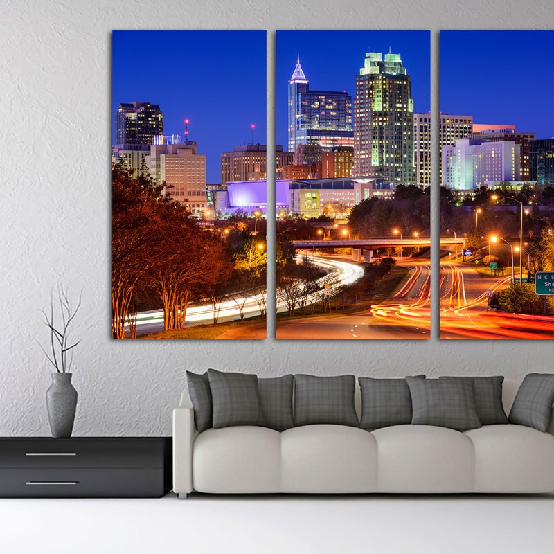 Raleigh Art Canvas - Etsy