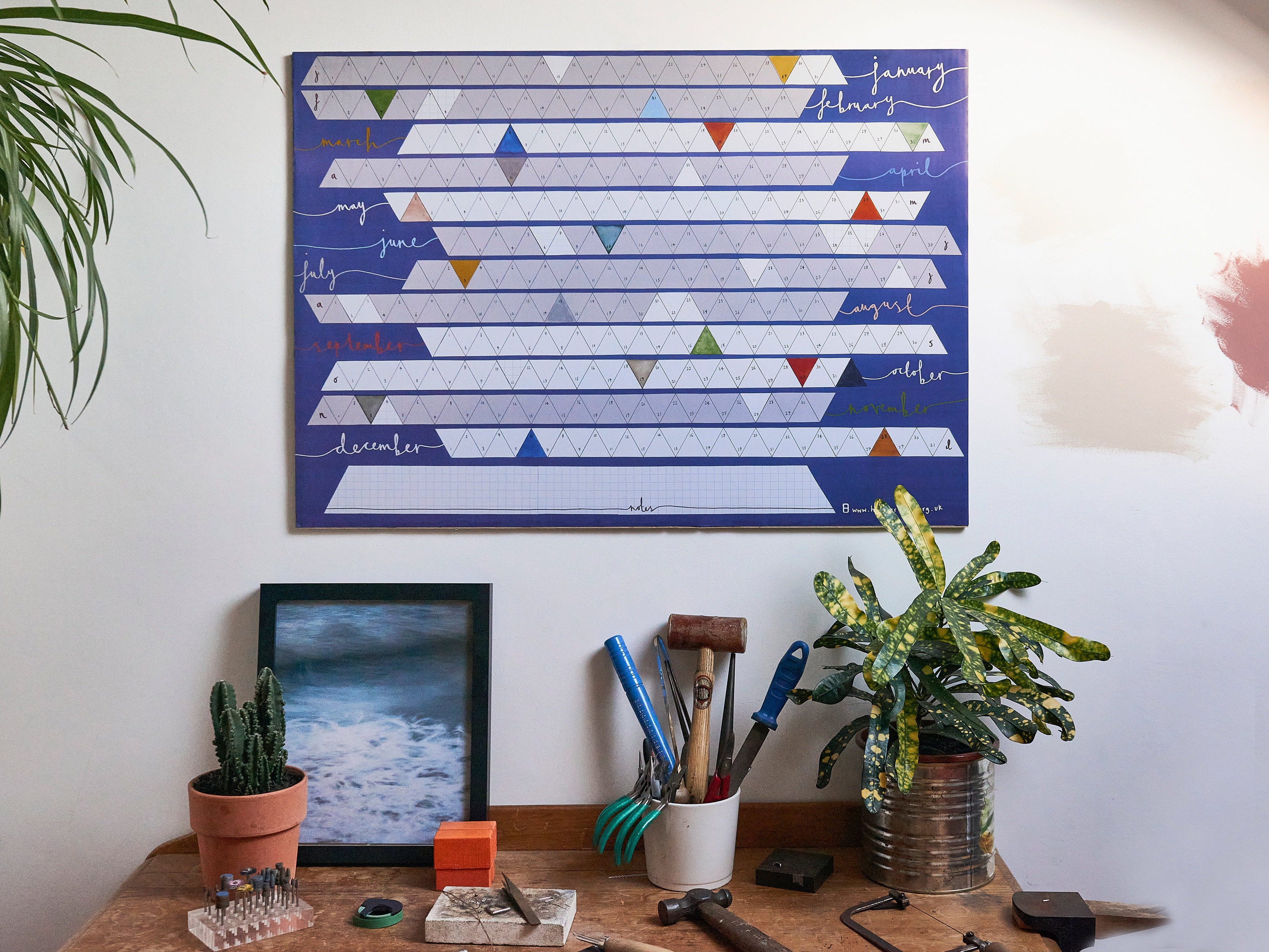 Wall Calendar / Birthday Planner / Year Planner - Etsy