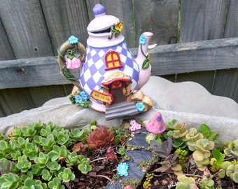 Tea cup fairy garden | Etsy