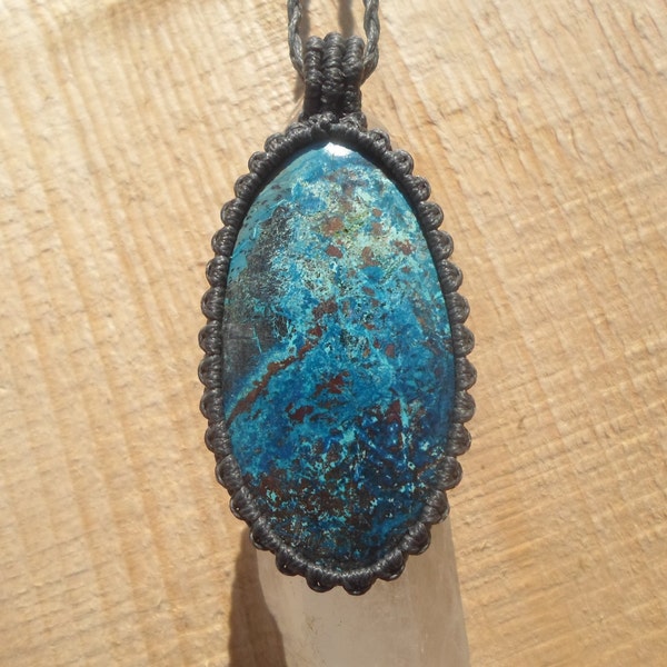 Azurite Necklace - Etsy