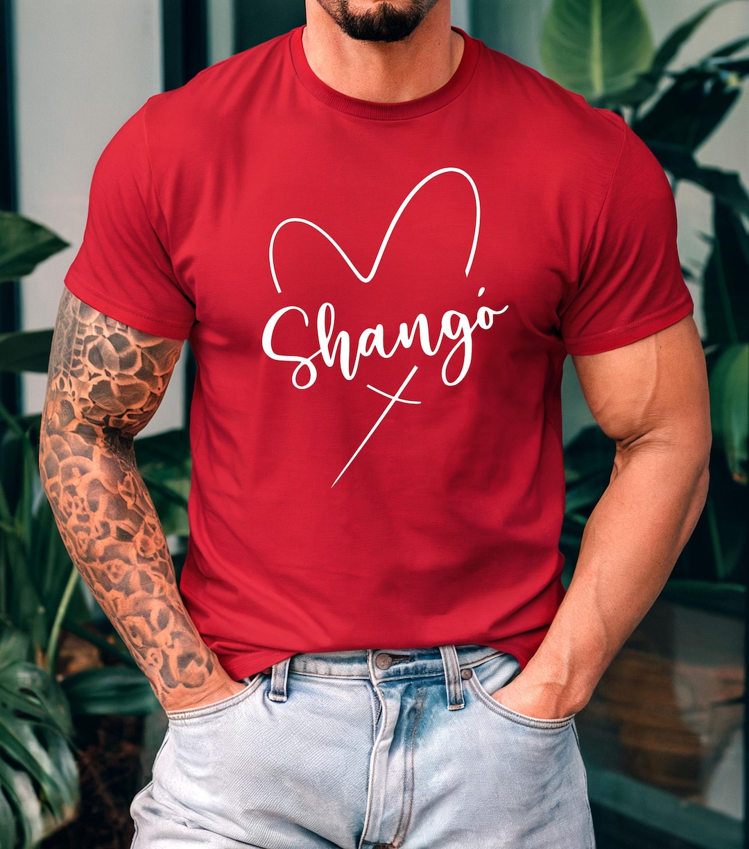 Shango Love T-shirt, Yoruba Lukumi Traditions, Regla De Osha -ifa Shirt ...