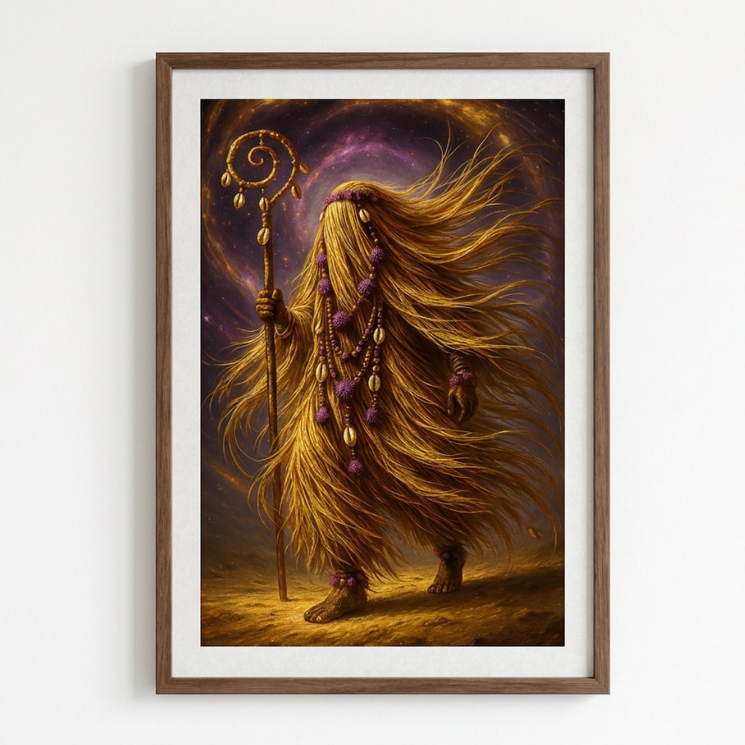 Azowano Babalu Aye Orisha Printable Art – Afro Cuban Spiritual Print ...