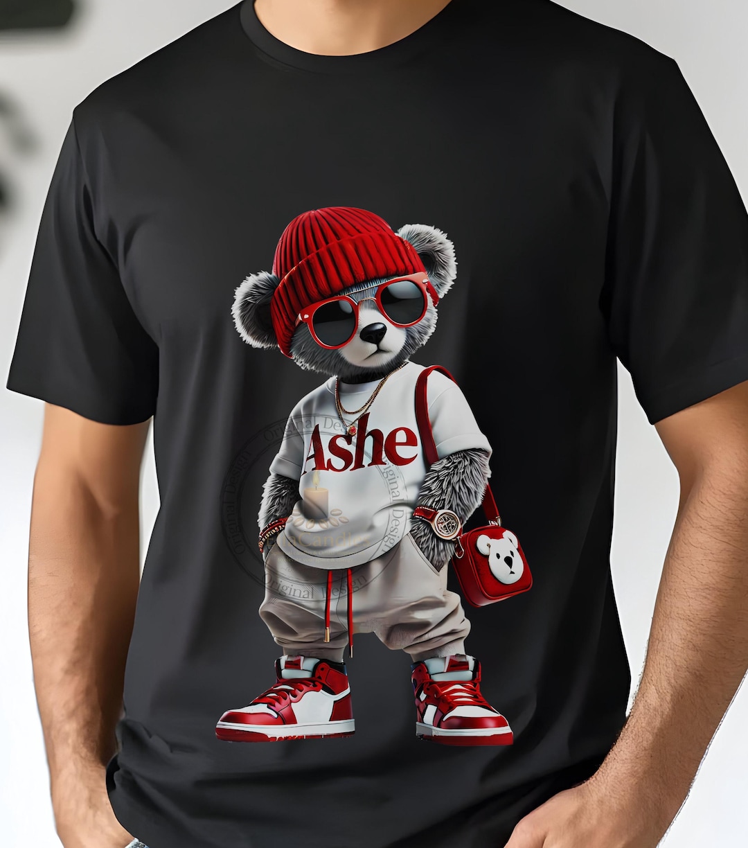 Urban Bear Ashé T-shirt – Afro Inspired Streetwear Graphic Pullover ...