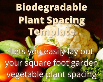 Seed Spacing Template - Etsy