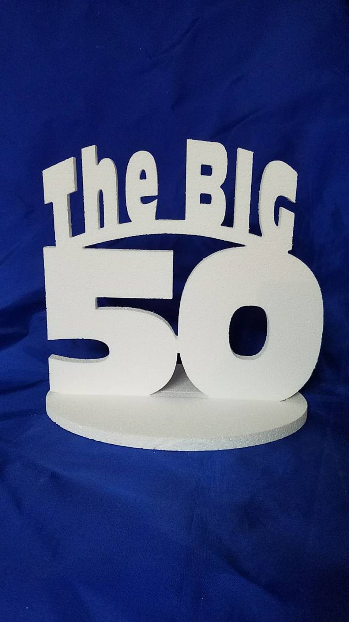 The BIG 50 Centerpiece 50th Birthday Table Decoration 50th - Etsy